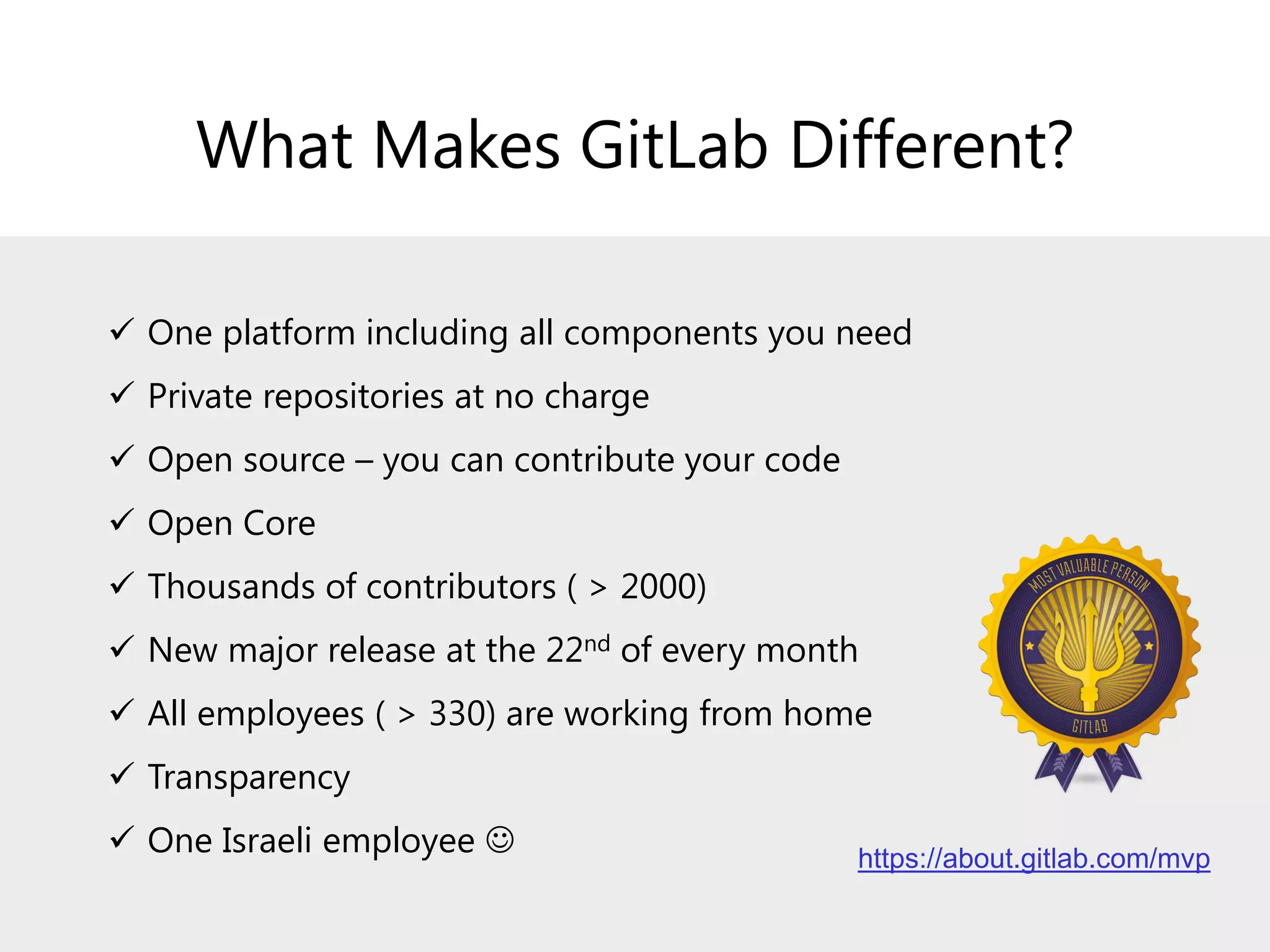 Introducing GitLab (September 2018) | PPT | Free Download