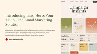 Introducing-Lead-Hero-Your-All-in-One-Email-Marketing-Solution | PDF