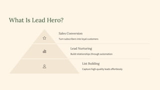 Introducing-Lead-Hero-Your-All-in-One-Email-Marketing-Solution | PDF
