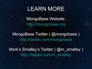 Introducing MongoBase | PPT