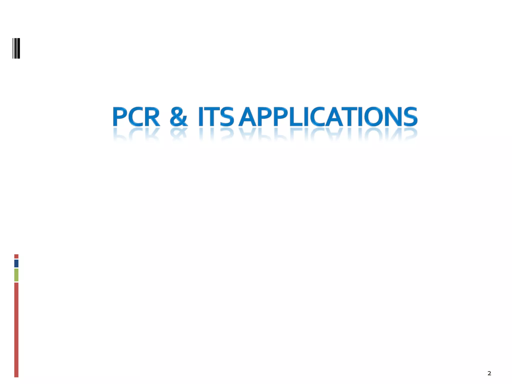 PCR | PPT