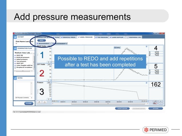 New Vascular Lab software from Perimed, PSW ExM 4.1 | PDF | Foot Health ...