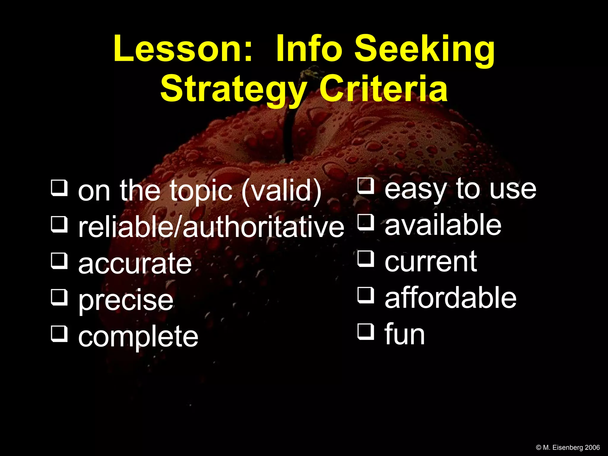 Introducing The Big6 | PPT