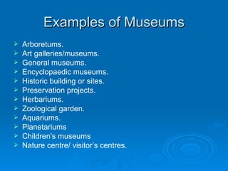 Introducing the Museum | PPT