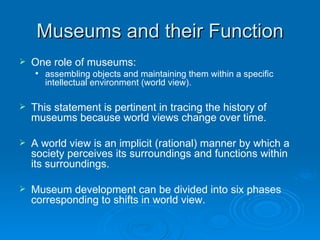 Introducing the Museum | PPT