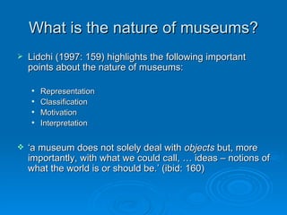 Introducing the Museum | PPT