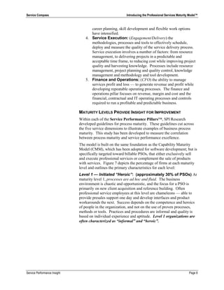 Introducing the Professional Service Maturity Model | PDF