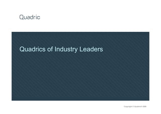 Introducing the Quadric® Framework | PDF