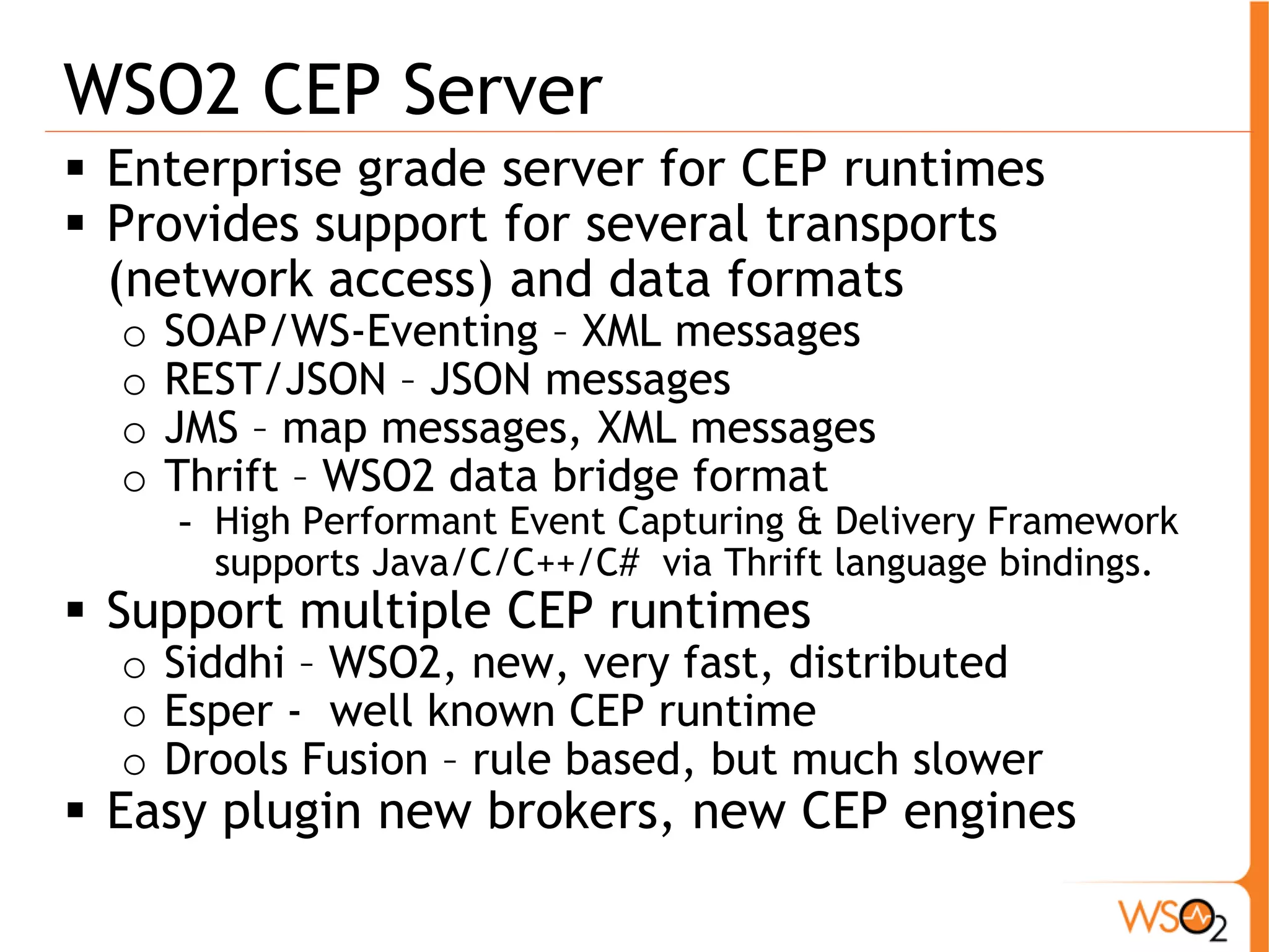 Introducing the WSO2 Complex Event Processor | PDF