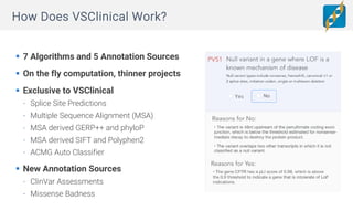 Introducing VSClinical: Streamlining ACMG Variant Interpretation Guidelines | PDF