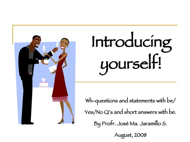 Introducing Yourself | PPT