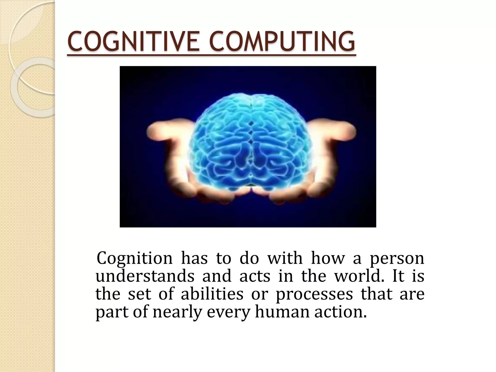 COGNITIVE COMPUTING | PPTX