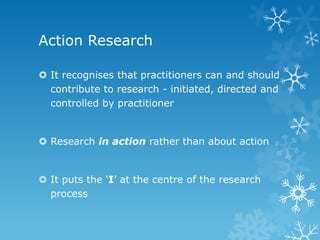 Introducing action research | PPTX