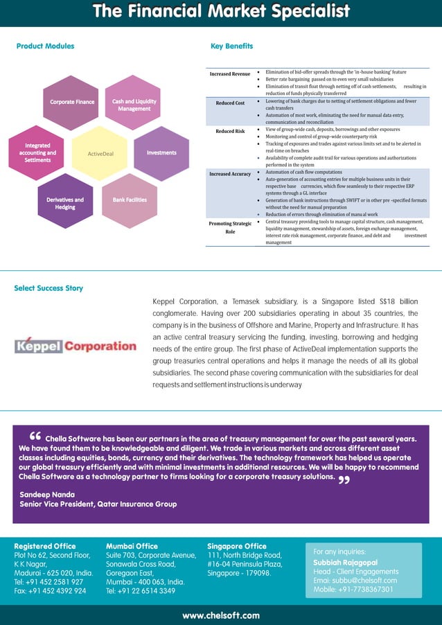 Introducing active deal treasury management system | PDF