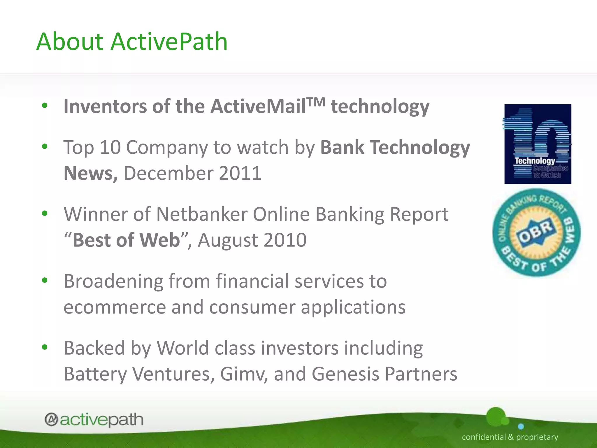 Introducing ActiveMail May 2012 | PPT