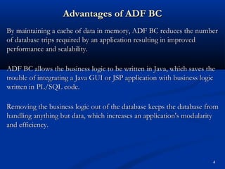 Introducing adf business components | PPT