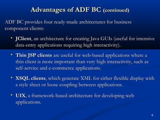 Introducing adf business components | PPT