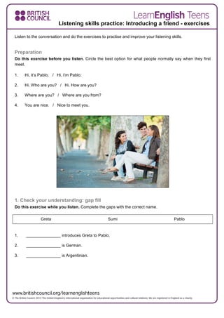 Introducing a friend | PDF