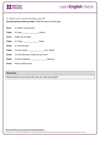Introducing a friend | PDF