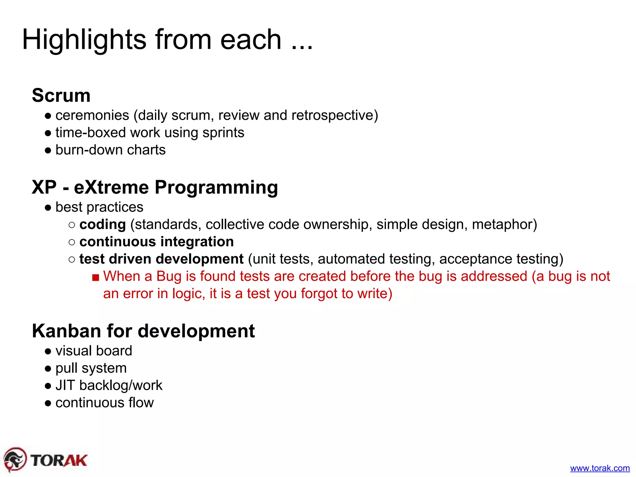 Introducing Agile Scrum XP and Kanban | PDF
