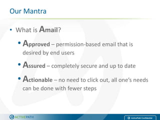 Introducing Amail from ActivePath | PPT