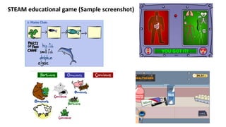 Introducing and teaching steam educational games to secondary school ...