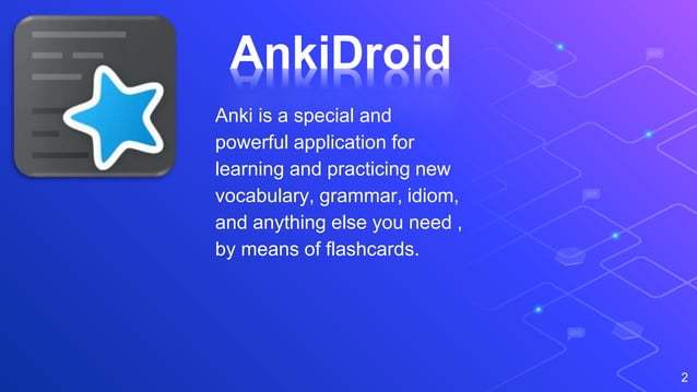 Introducing anki application | PPTX