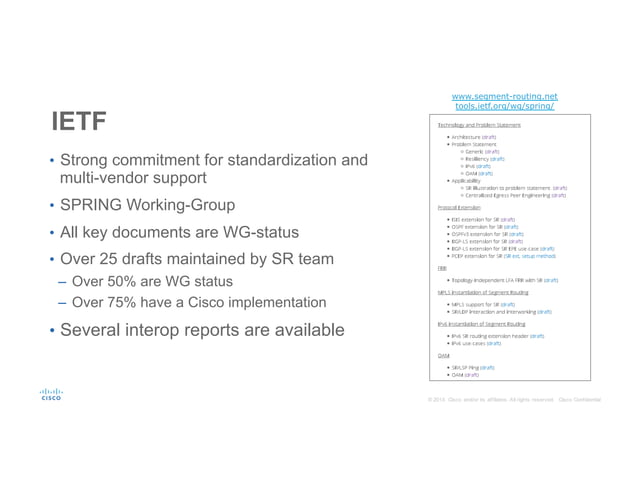 Introducing Application Engineered Routing Powered By Segment Routing Ppt