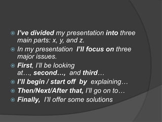 Introducing a presentation | PPTX