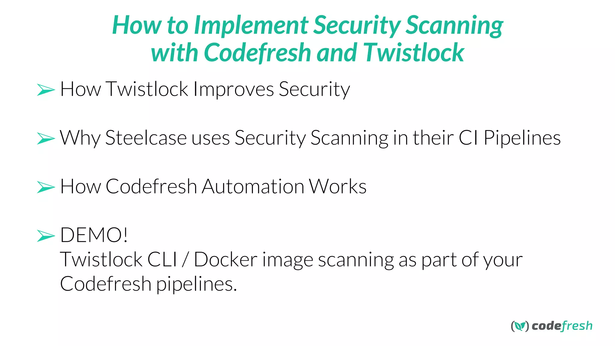Introducing a Security Feedback Loop to your CI Pipelines | PPT