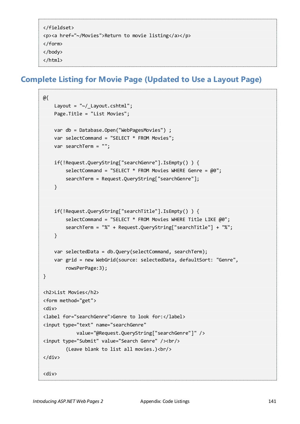 Introducing Web Pages 2