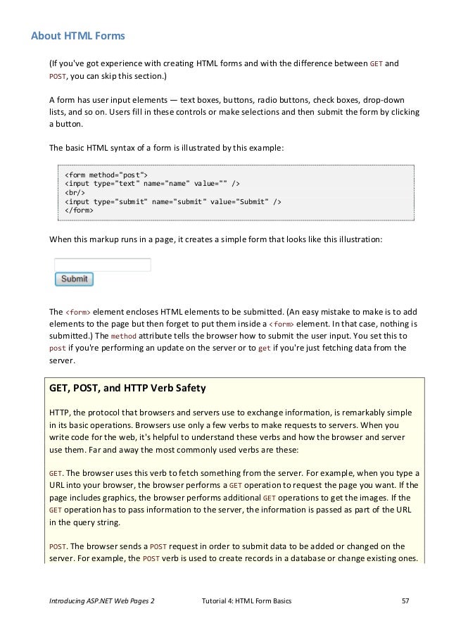 Introducing asp.net web pages 2