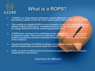 Introducing The Azure Retirement Benefit Scheme presentation ii ex | PPT