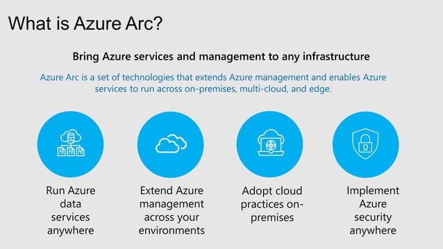 Introducing Azure Arc | PPTX | Cloud Computing | Internet