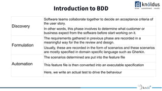 Introducing BDD and TDD with Cucumber | PPT