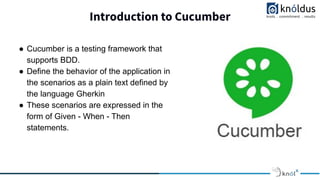 Introducing BDD and TDD with Cucumber | PPT