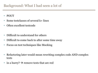 Introducing bdd elements to unit testing.pptx