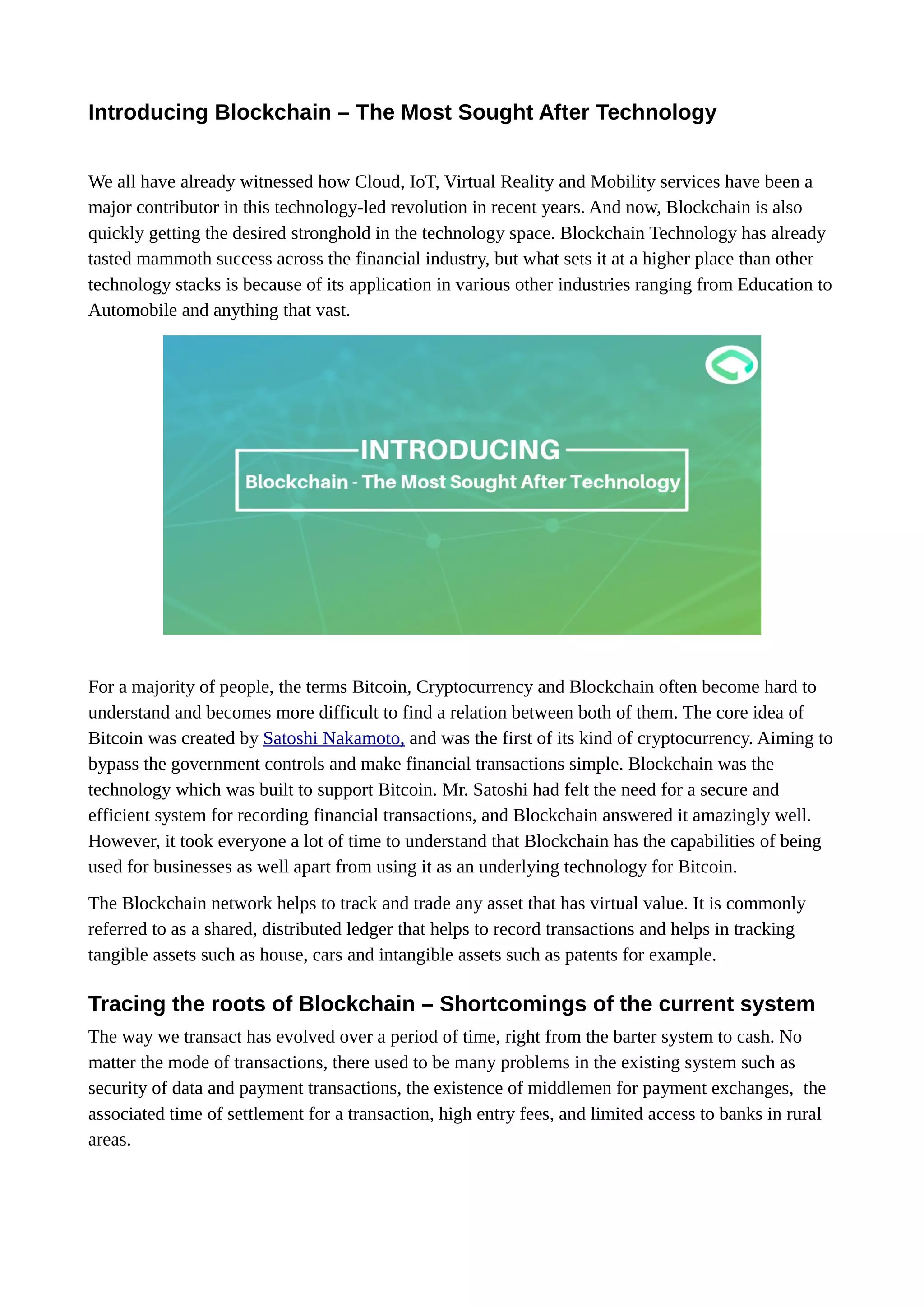 Ultimate guide to understand- What is Blockchain Technology | PDF