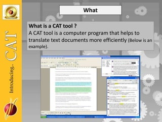 Introducing cat tools | PPTX