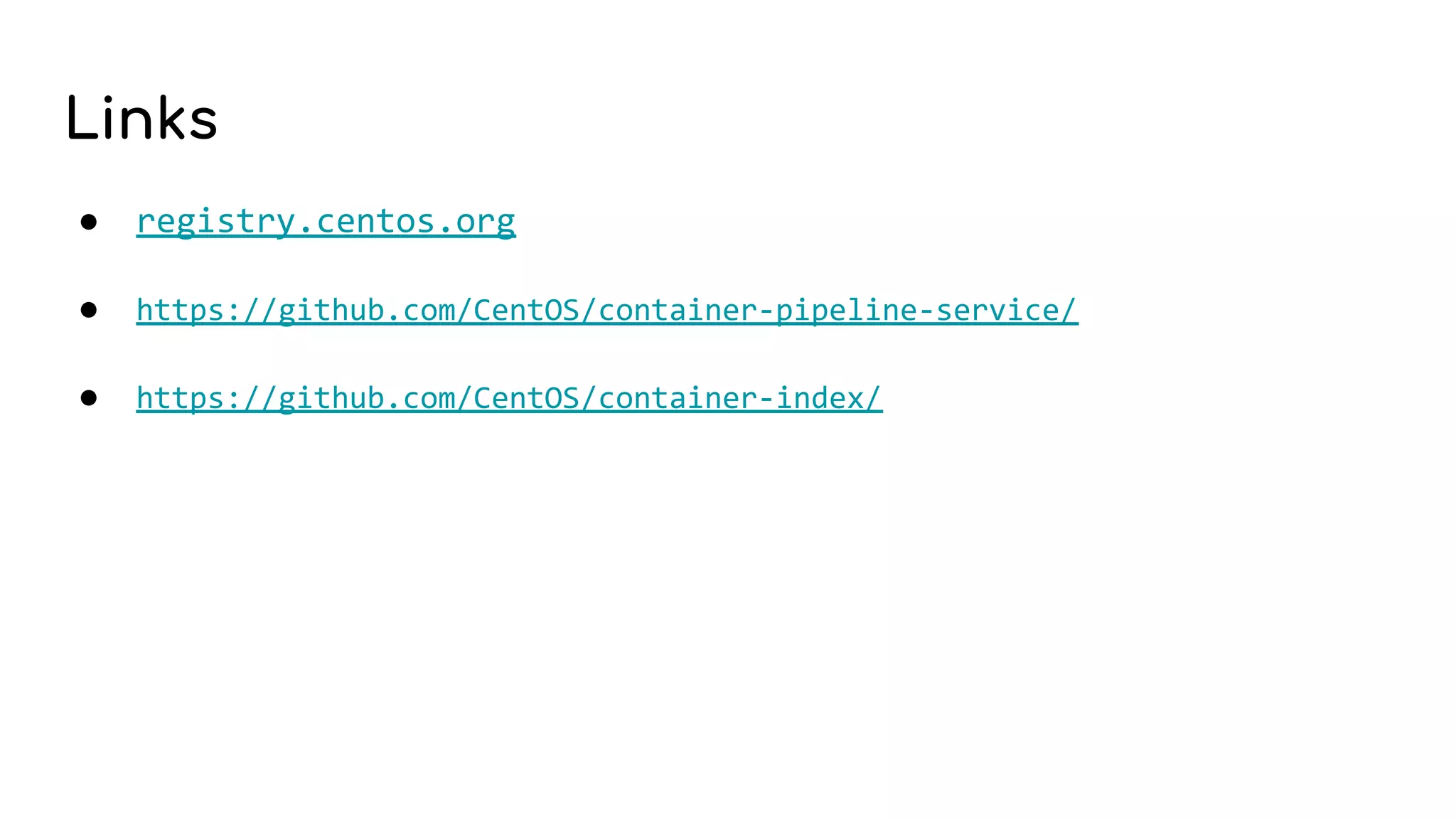 Introducing Centos Container Pipeline Ppt
