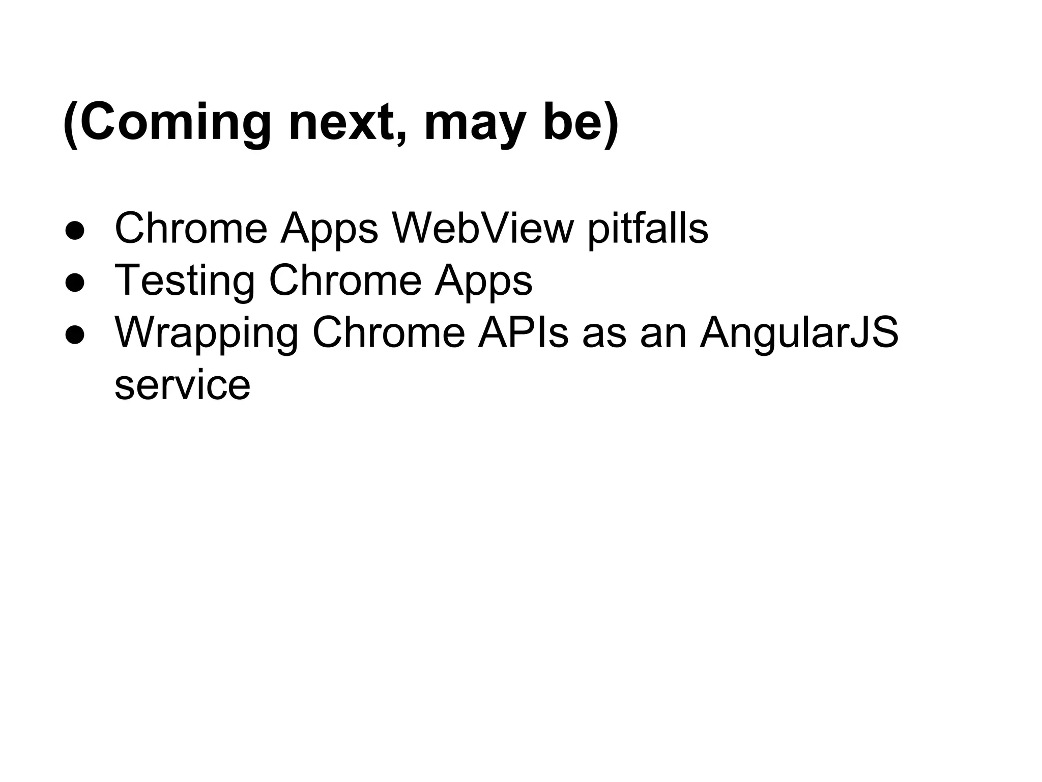 Introducing chrome apps (ogura) | PDF