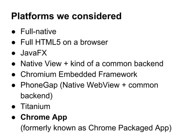 Introducing chrome apps (ogura) | PDF