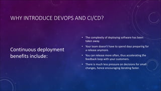 Introducing CI/CD to Engineering Teams - By: Matt Brunsdon | PPT | Free Download