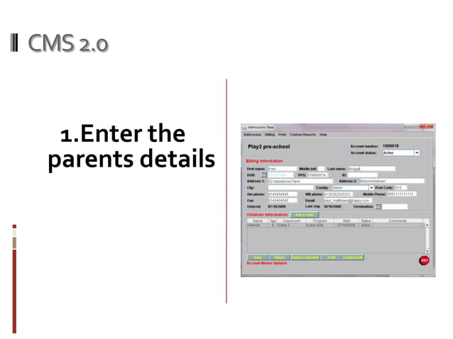 Introducing CMS 2 | PPTX | Daycare and Pre-School | Parenting