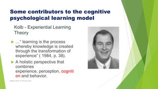 Introducing cognitivism as a learning theory | PPTX