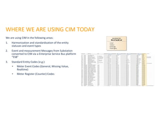 Introducing common information model in a distribution system operator ...