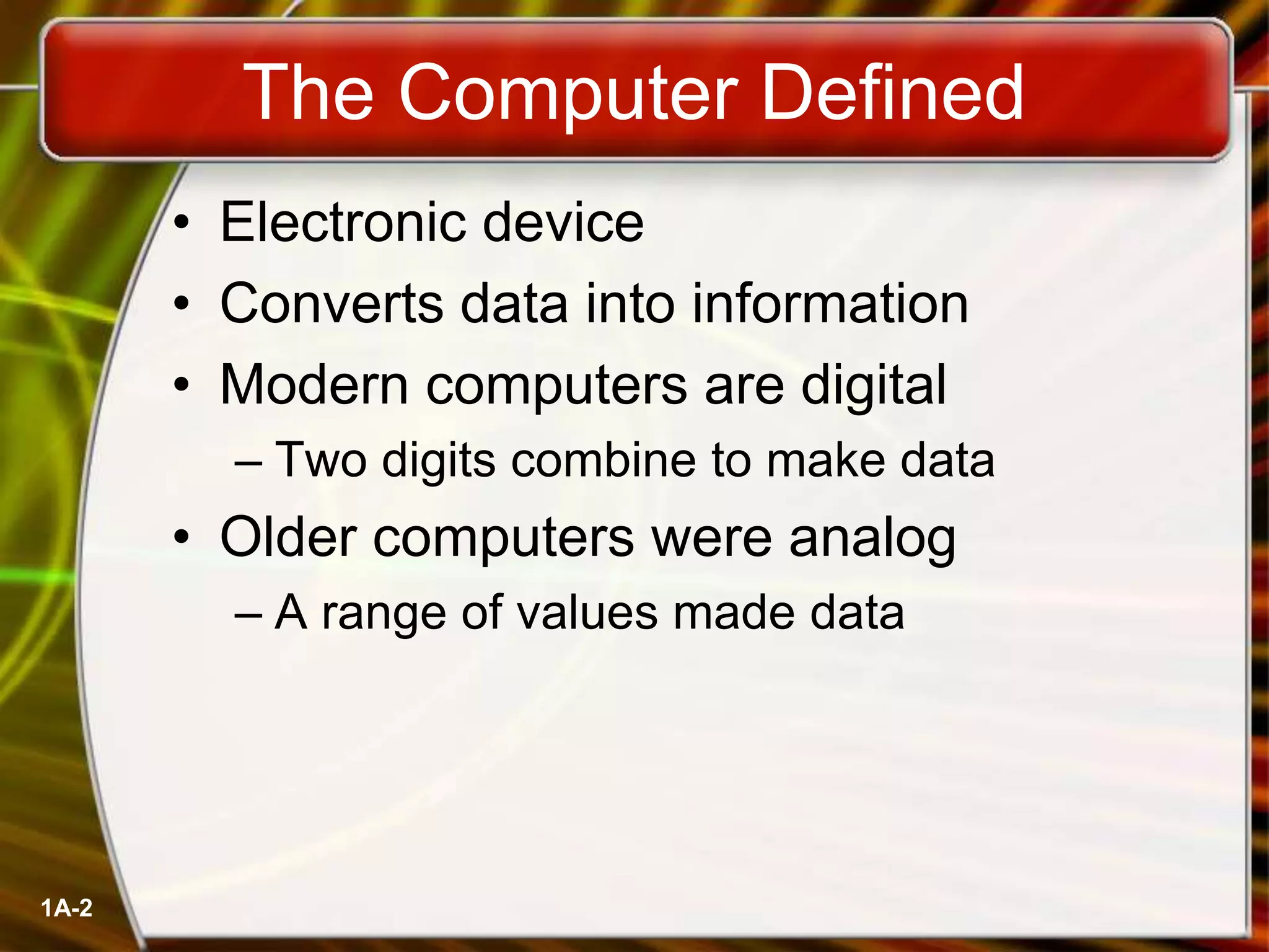 Introducing computer systems | PPT