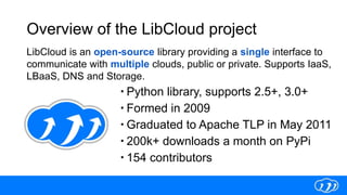 Introducing container as-a-service support to apache libcloud | PPTX