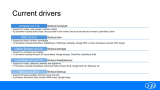 Introducing container as-a-service support to apache libcloud | PPTX