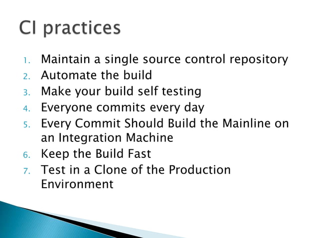Introducing Continuous Integration Using Vsts | PPT Introducing Continuous Integration Using Vsts | PPT